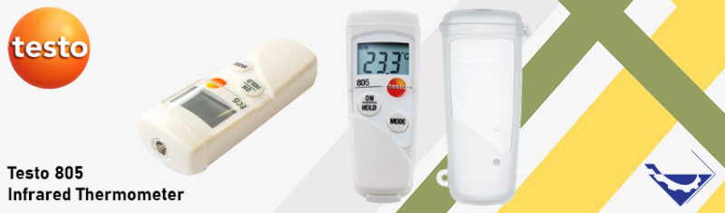 دماسنج آشپزی | دماسنج اینفرارد جیبی آشپزی testo 805 | تجهیز صنعت