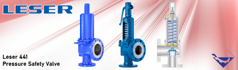 شیر اطمینان لسر مدل 441 | تجهیزصنعت Lesser 441 safty valve
